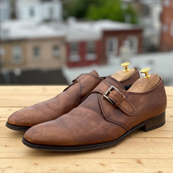 b new york | Shoes | To Boot New York Conner Single Monk Strap Brown ...
